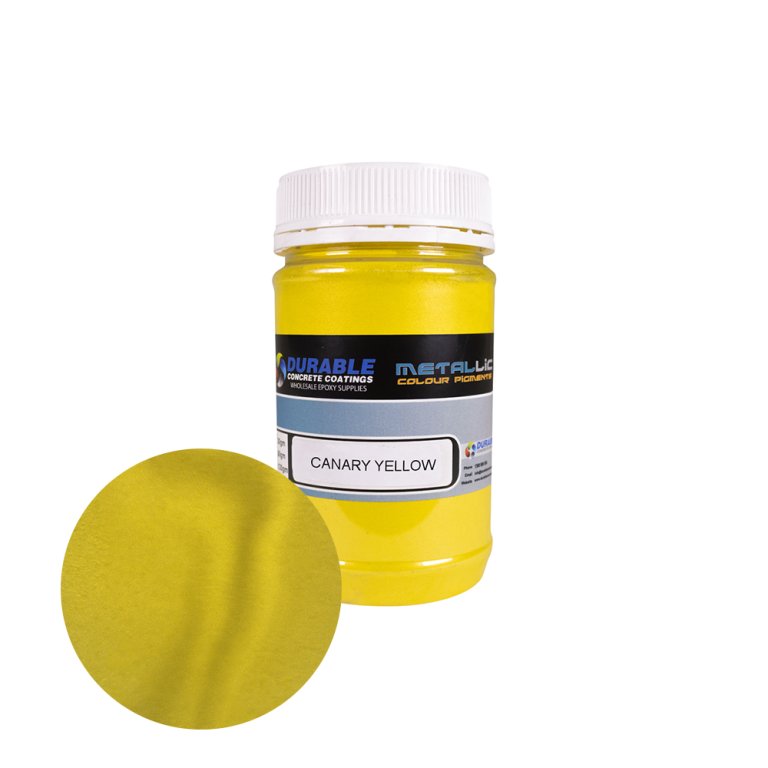 Metallic Colour Pigments™ Canary Yellow | Durable Concrete Coatings®