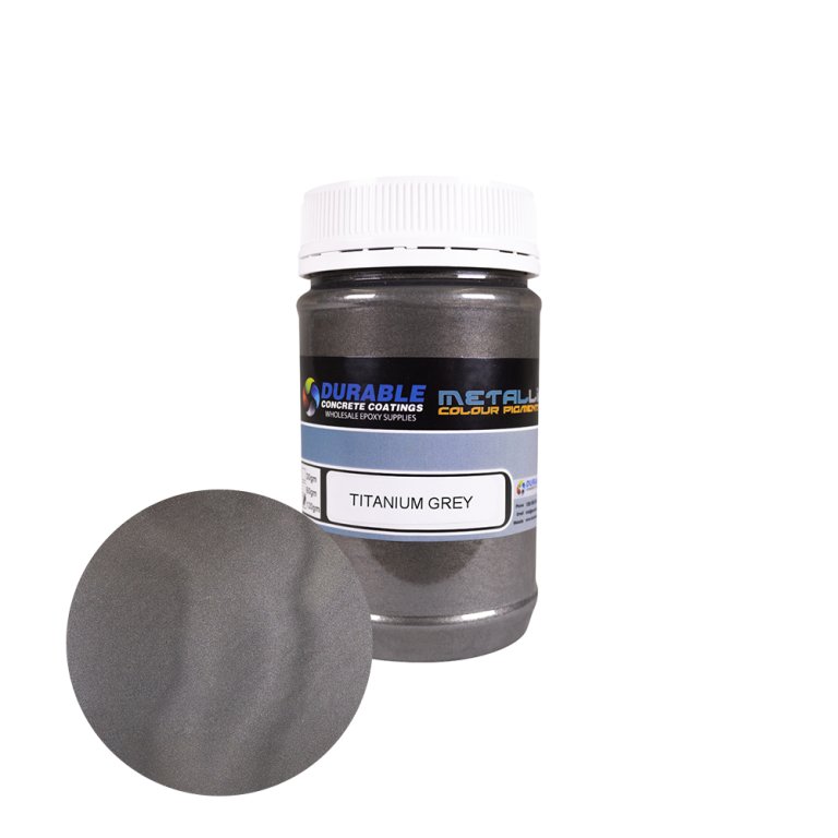 Metallic Colour Pigments™ Titanium Grey | Durable Concrete Coatings®