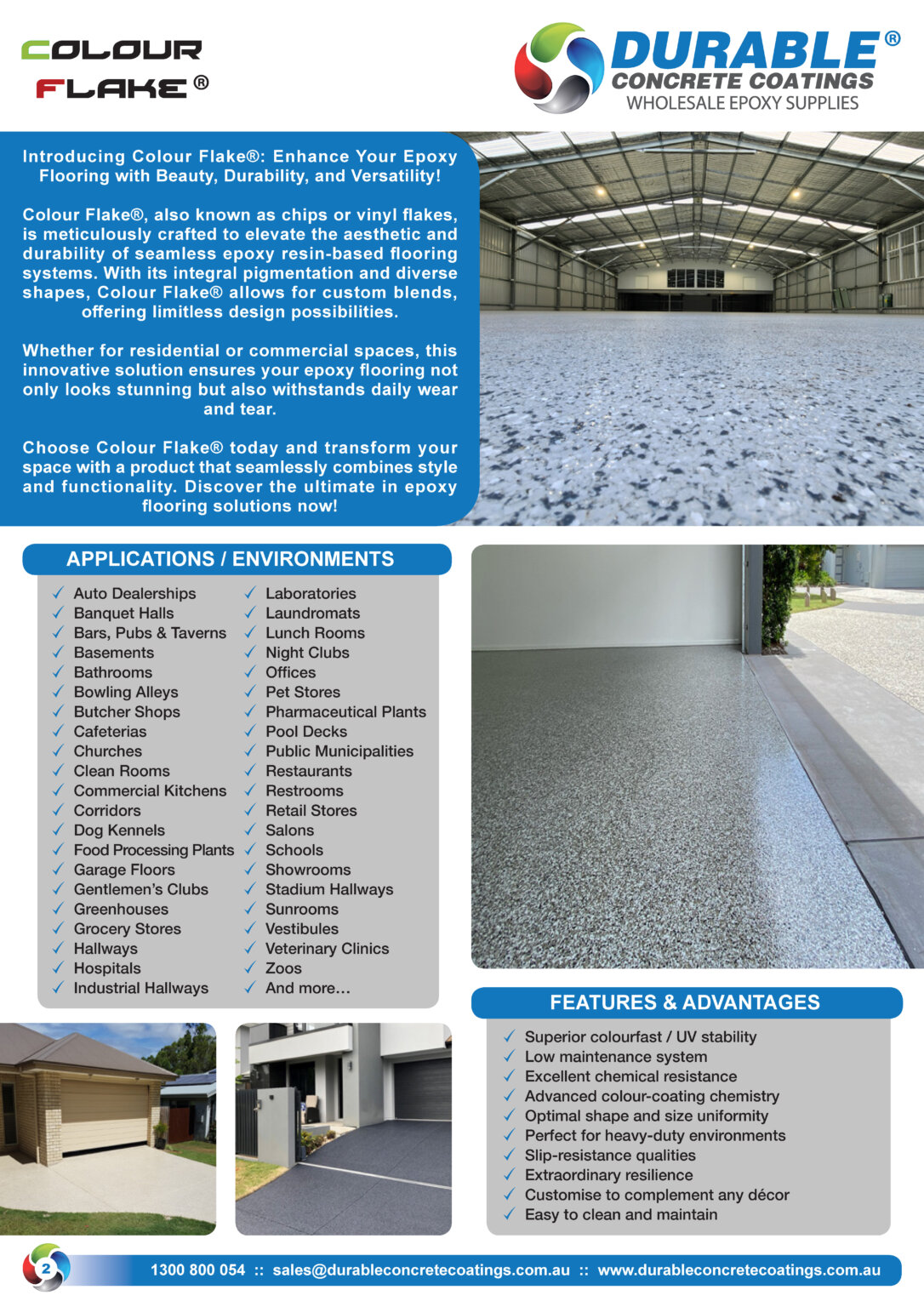 Colour Charts | Durable Concrete Coatings